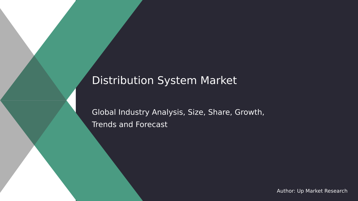 Distribution System Market Report | Global Forecast To 2028 | Up Market ...